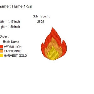 Mini Fire Embroidery Design, Small Fire Machine Embroidery Designs ...