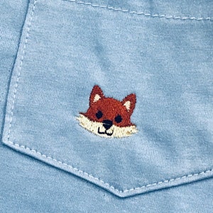 Mini Fox Embroidery Design, Small Fox Machine Embroidery Designs, Face ...