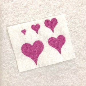 Mini Heart Embroidery Design, Small Heart Machine Embroidery Designs ...