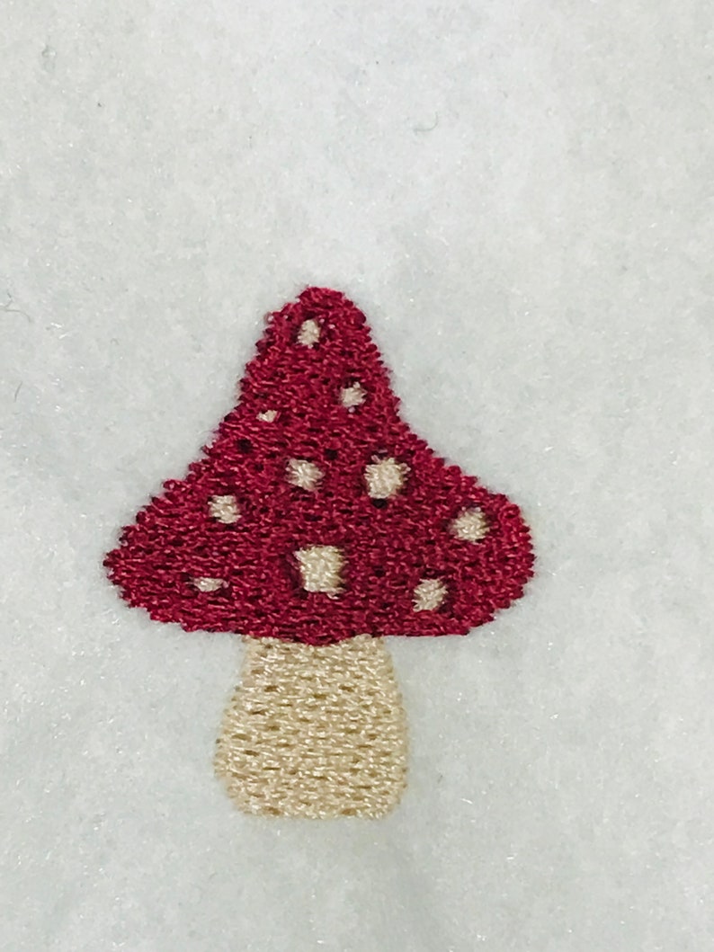 Mini Mushroom Embroidery Design, Small Mushroom Machine Embroidery ...