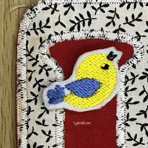 Mini Bird Machine Embroidery, Small Bird Machine Embroidery, Mini Fill ...