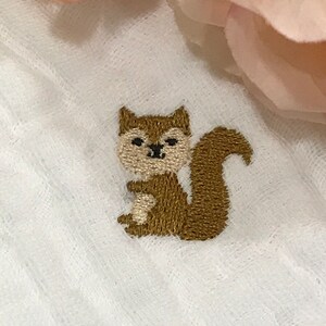 Mini Squirrel Embroidery Design, Small Squirrel Machine Embroidery ...