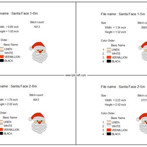 Mini Santa Embroidery Design Mini Santa Clause Embroidery - Etsy