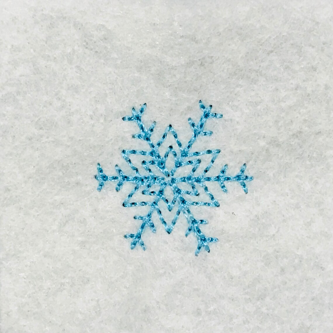 4 Snowflakes Embroidery Designs Mini Embroidery Winter - Etsy