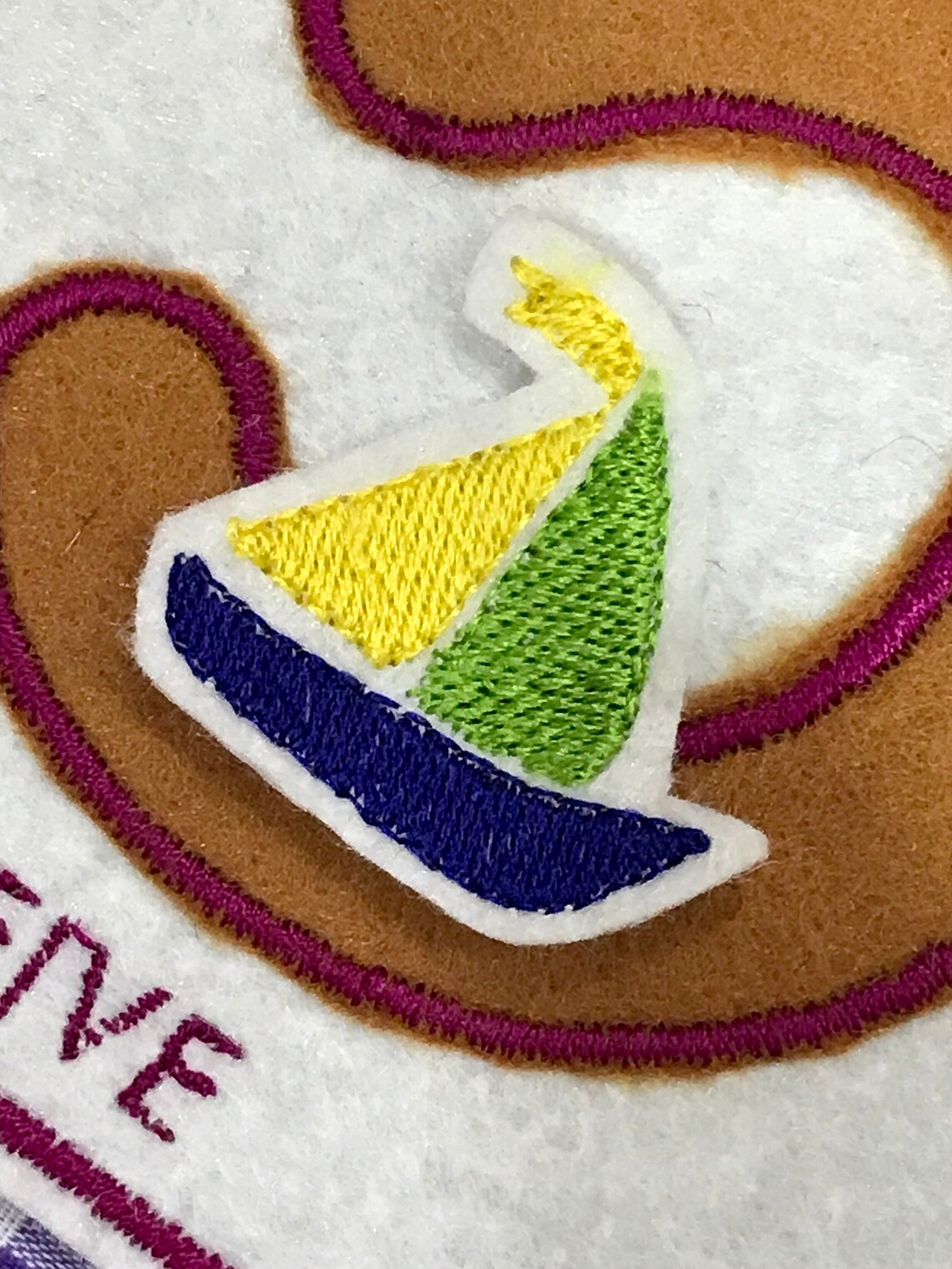 Mini Boat Embroidery Design Small Boat Machine Embroidery - Etsy