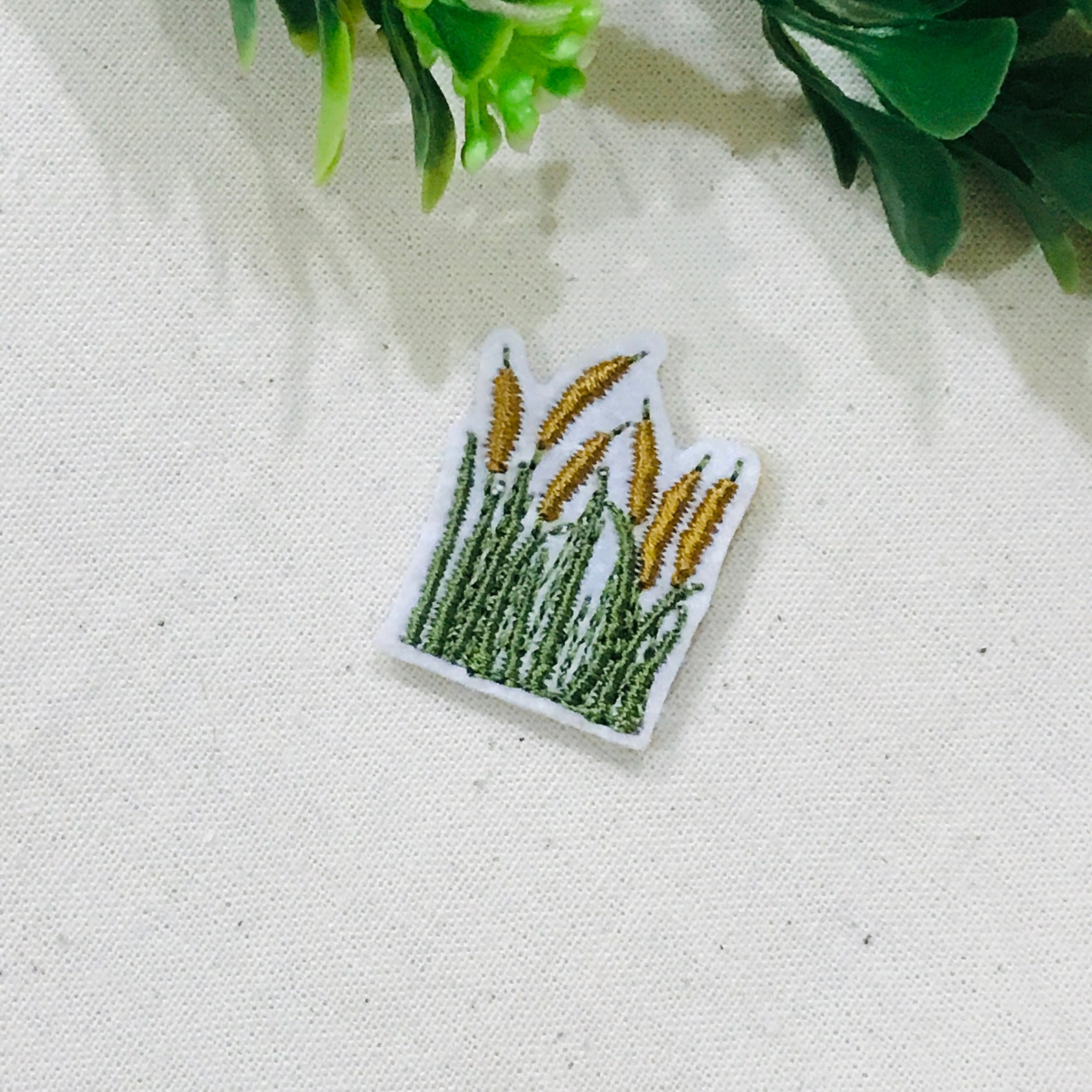 Mini Cattail Grass Embroidery Design Small Cattails Plant - Etsy