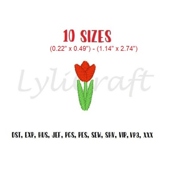 Tulip Embroidery - Etsy