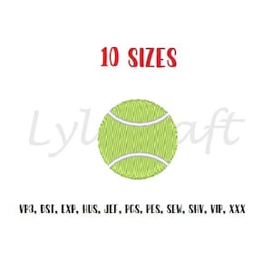 Mini Tennis Ball Embroidery Design, Small Tennis Ball Machine ...