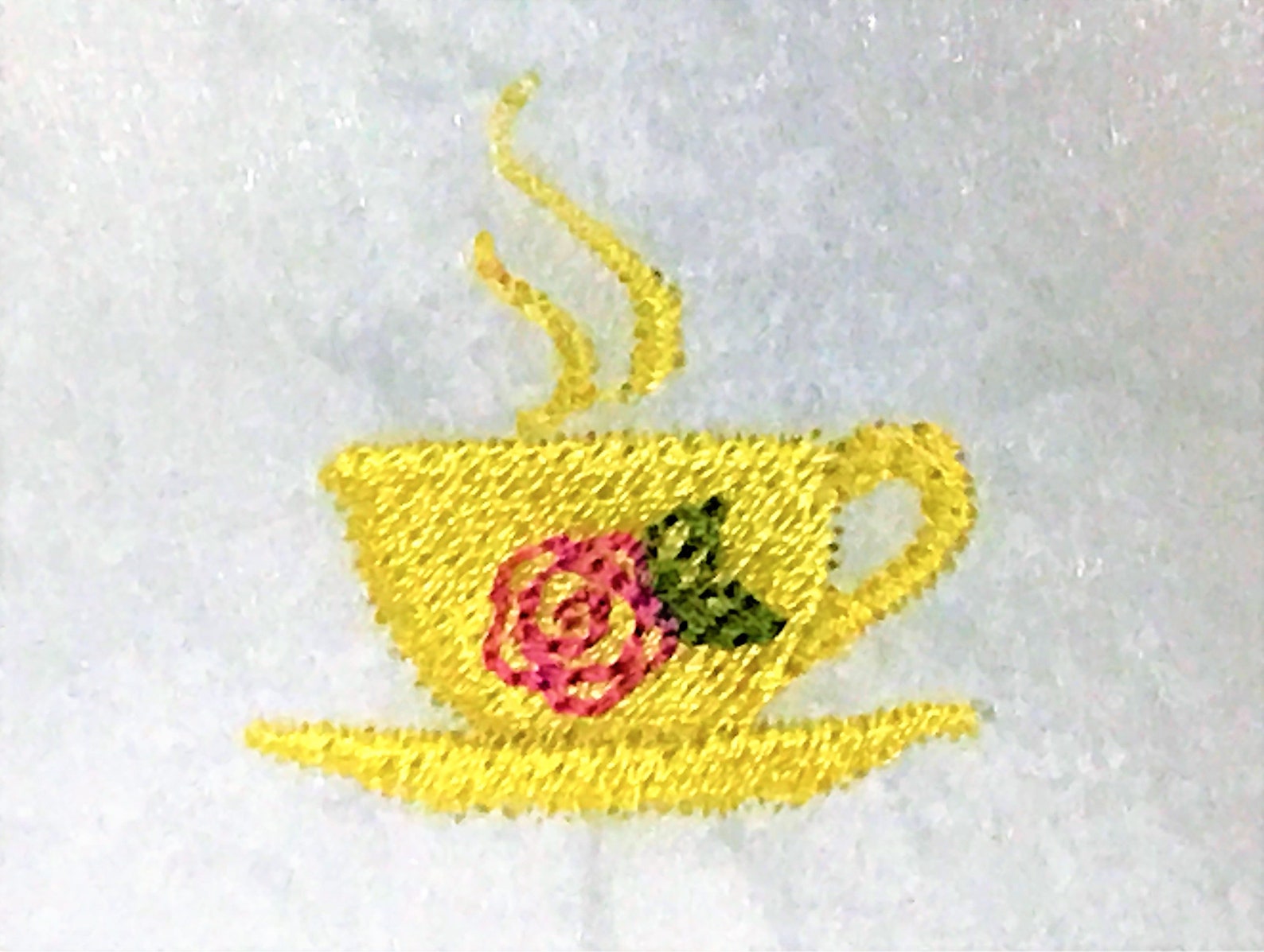 Mini Cup Machine Embroidery Design with Fill Stitch for | Etsy