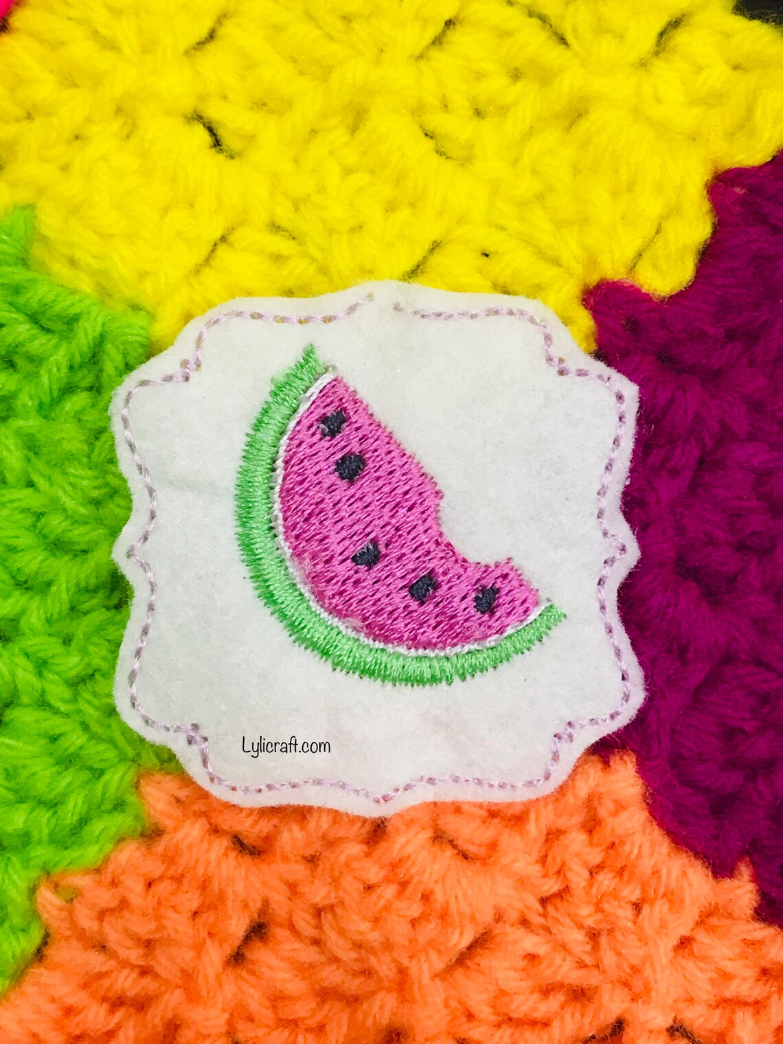 Mini Watermelon Embroidery Design, Small Watermelon Machine Embroidery ...