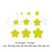 Mini Star Embroidery Design, Small Star Machine Embroidery Designs ...