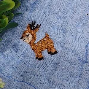 Mini Deer Embroidery Design, Small Deer Machine Embroidery Design, Fawn ...