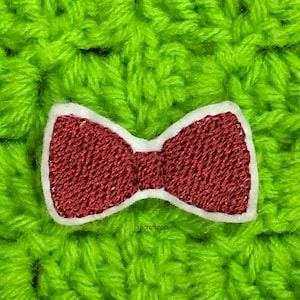 Mini Bow Embroidery Design, Small Bow Machine Embroidery Designs, Baby ...