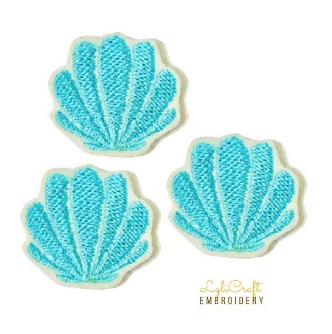 Mini Shell Embroidery Design Clam Shells Machine Embroidery - Etsy