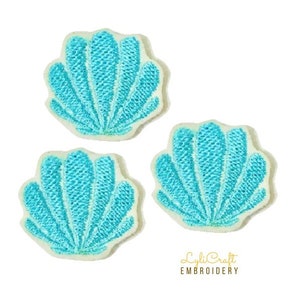 Mini Shell Embroidery Design, Clam Shells Machine Embroidery Design ...