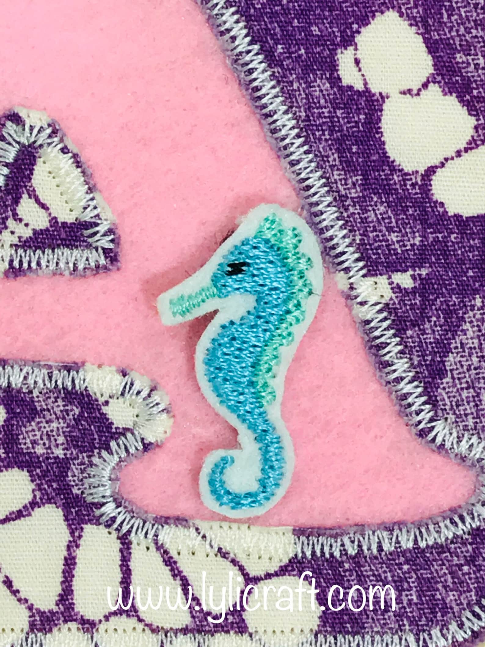 Mini Seahorse Embroidery Design, Small Seahorse Machine Embroidery ...