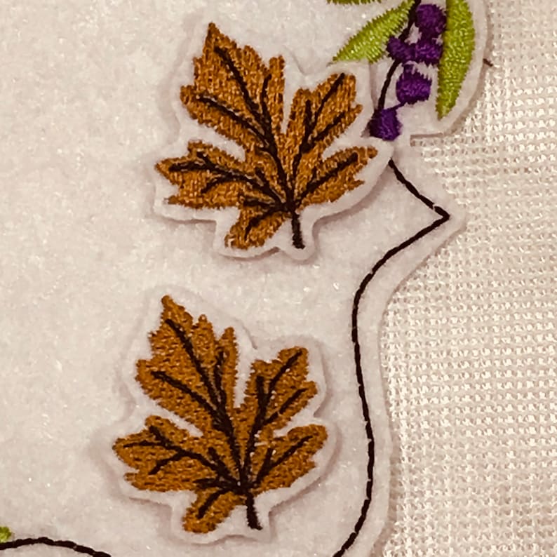Mini Leaf Embroidery Design, Small Leaf Machine Embroidery Designs ...