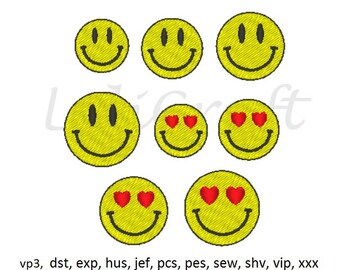 Smile Embroidery Design - Etsy
