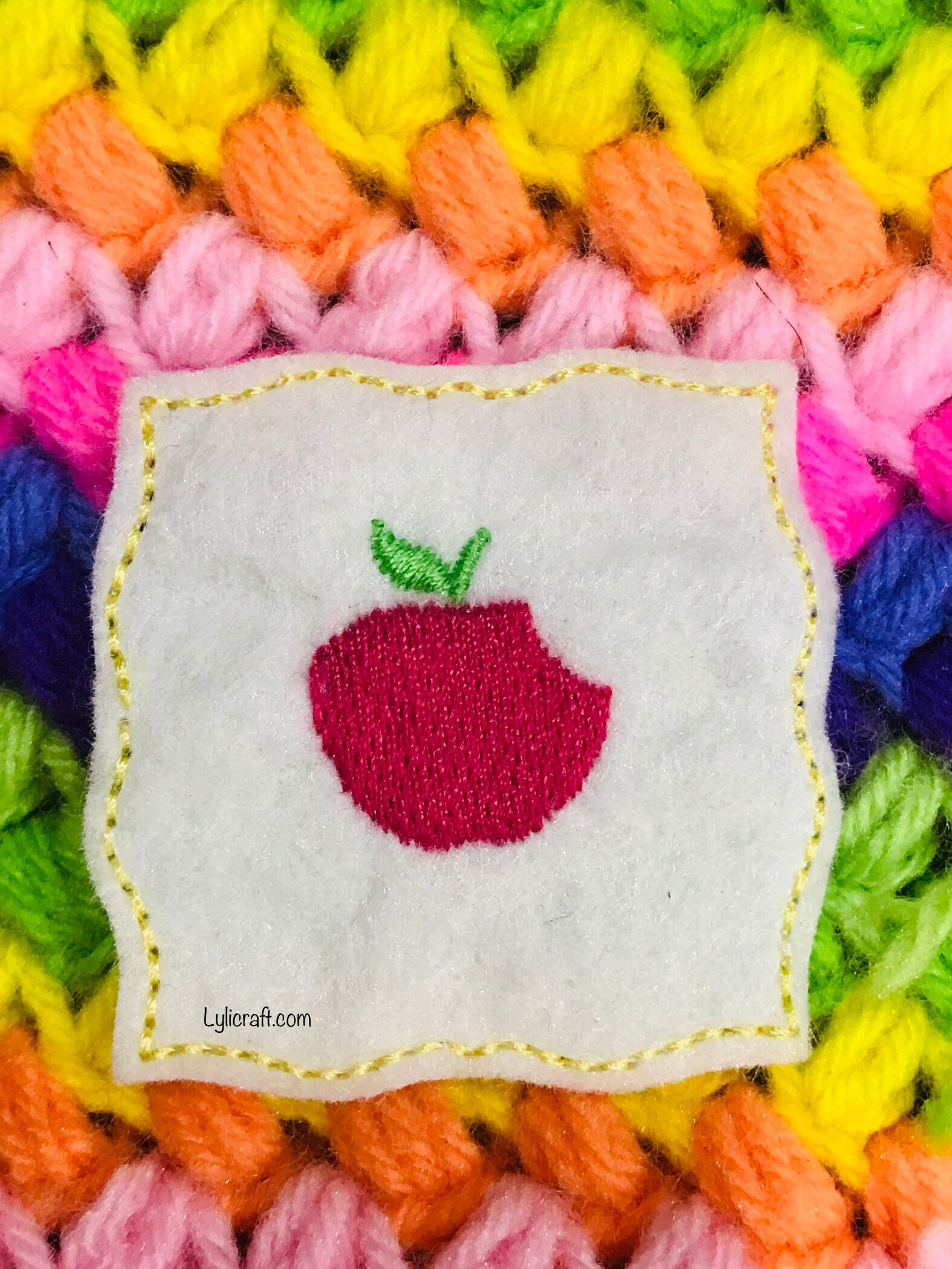 3 Designs, Mini Apple Embroidery Design, Small Apple Machine Embroidery ...