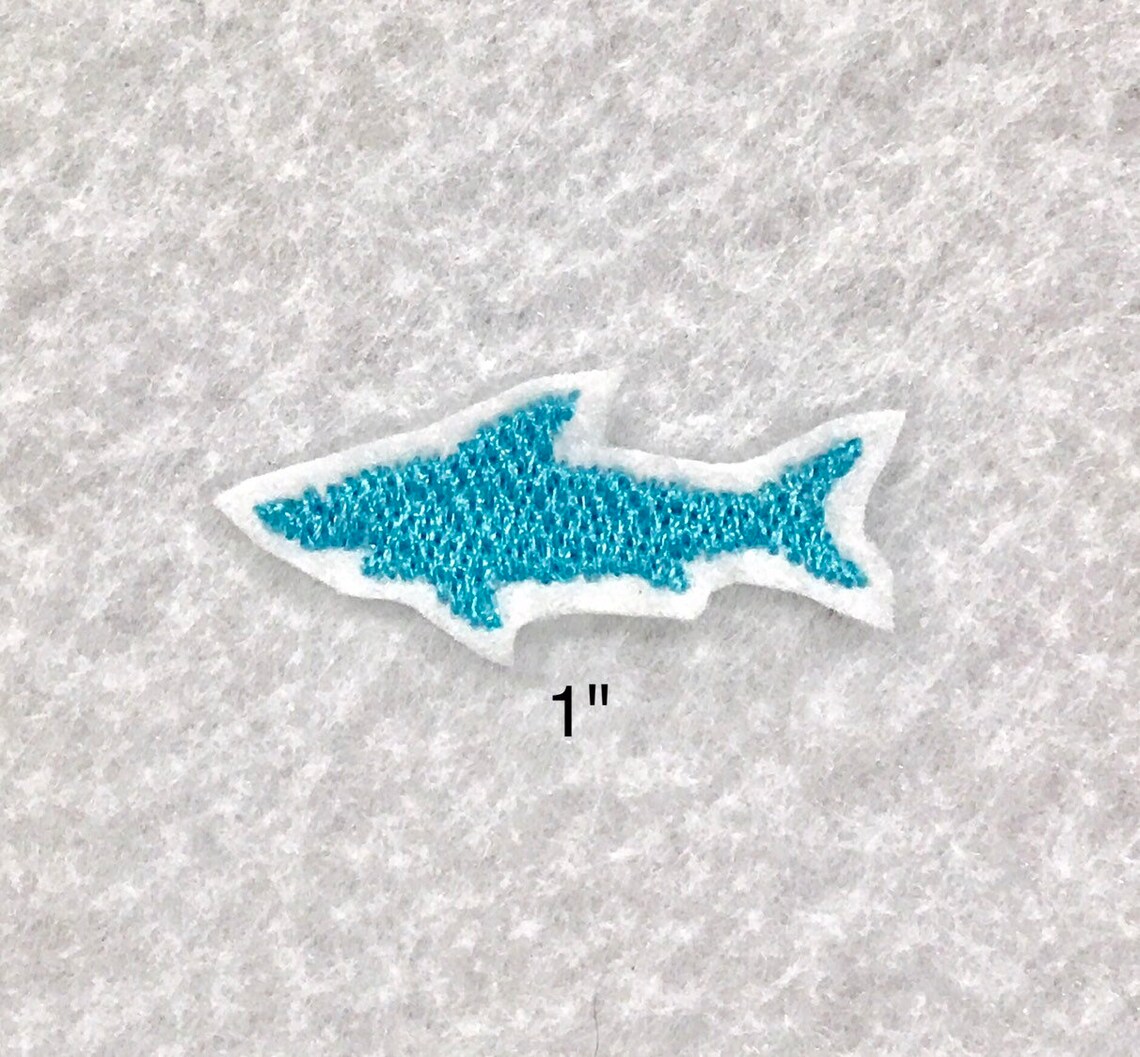 Mini Shark Embroidery Design Small Shark Machine Embroidery - Etsy