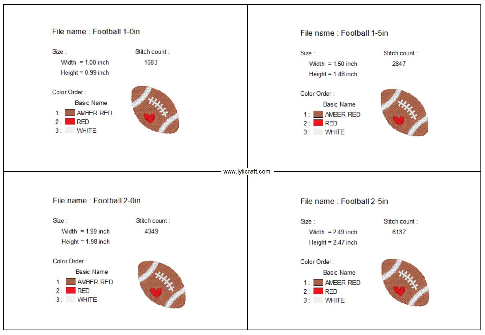 Mini Football Embroidery Design, Small Football Machine Embroidery ...
