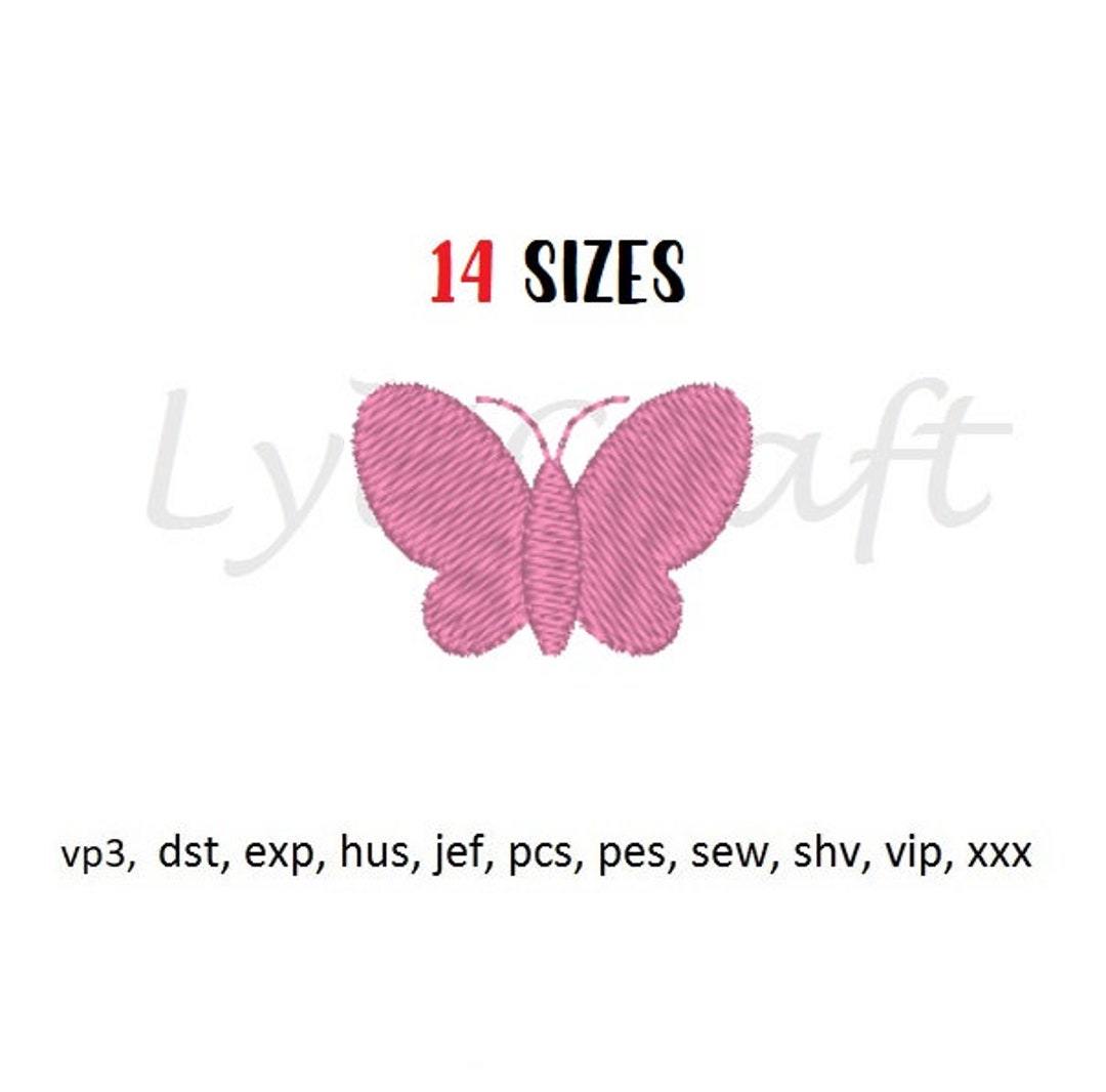 Mini Butterfly Embroidery Design, Small Butterfly Embroidery Designs ...