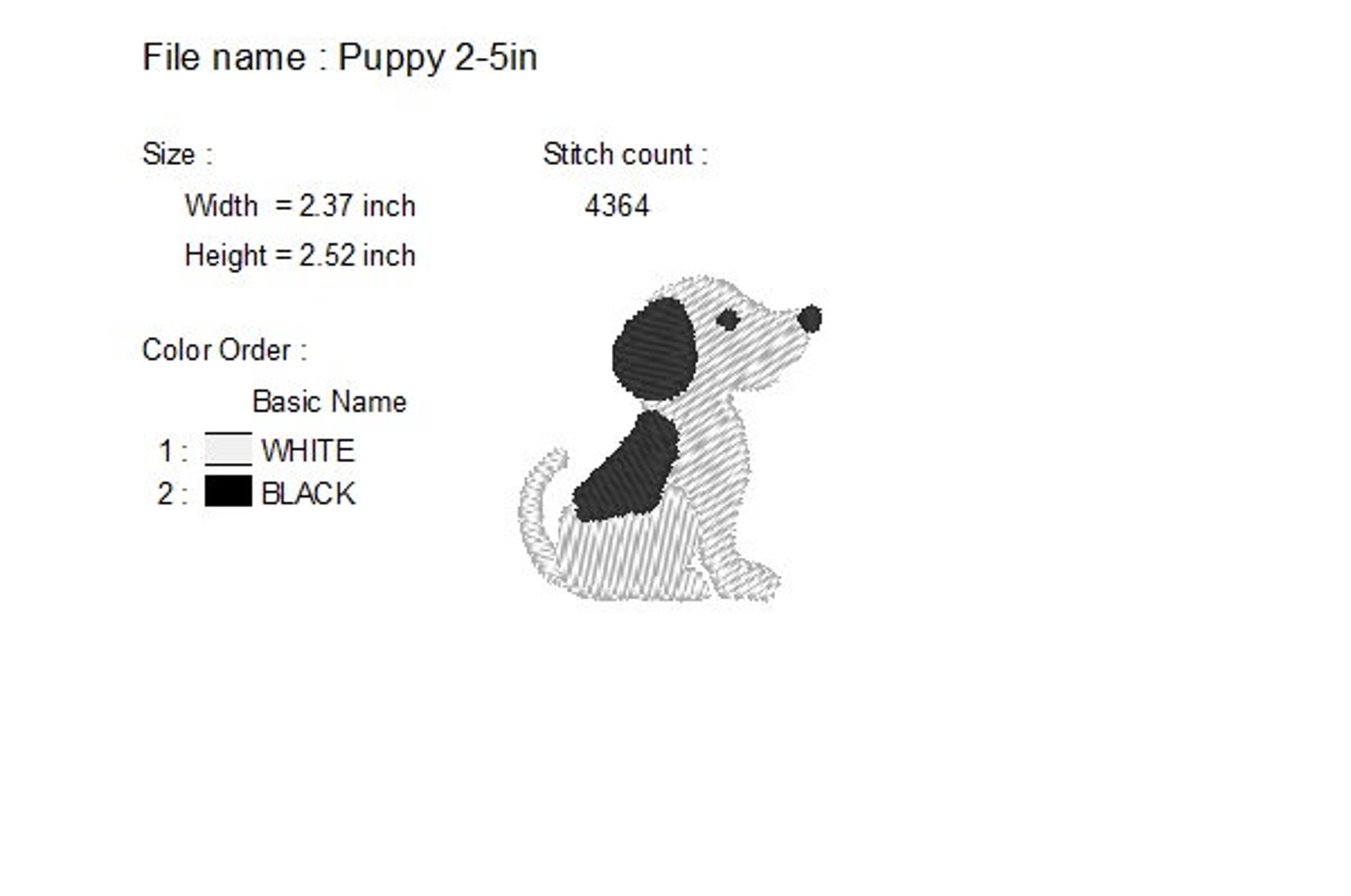 Mini Puppy Embroidery Design Small Puppy Machine Embroidery - Etsy