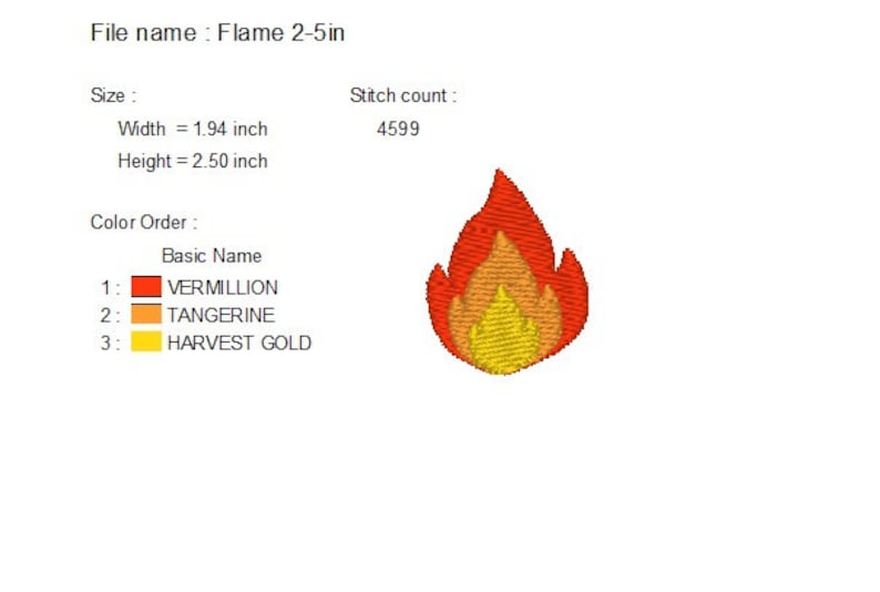 Mini Fire Embroidery Design Small Fire Machine Embroidery - Etsy