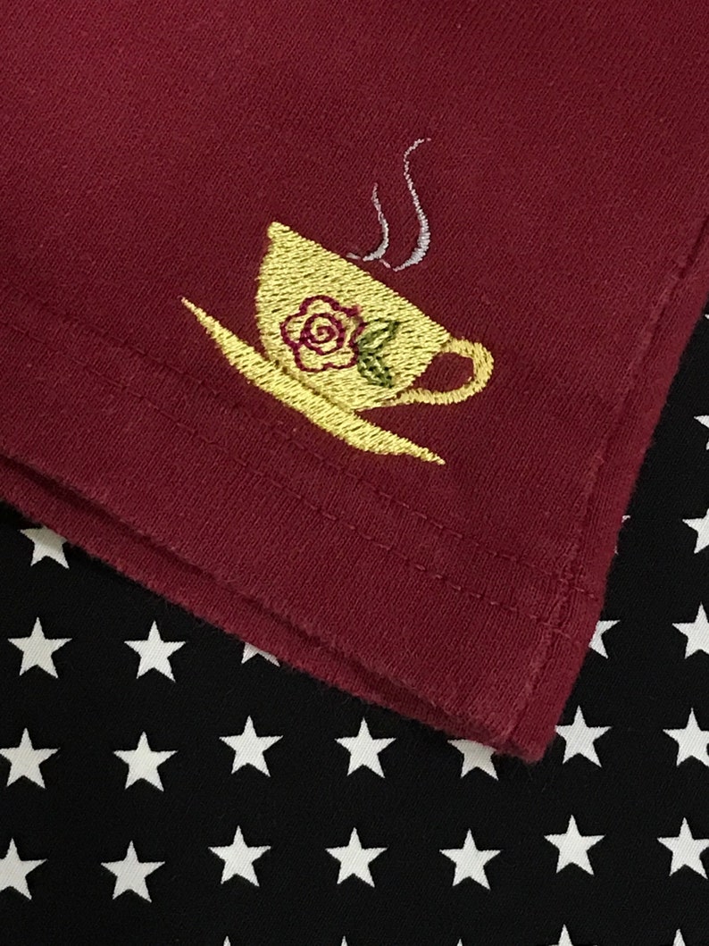 Mini Cup Machine Embroidery Design With Fill Stitch for | Etsy