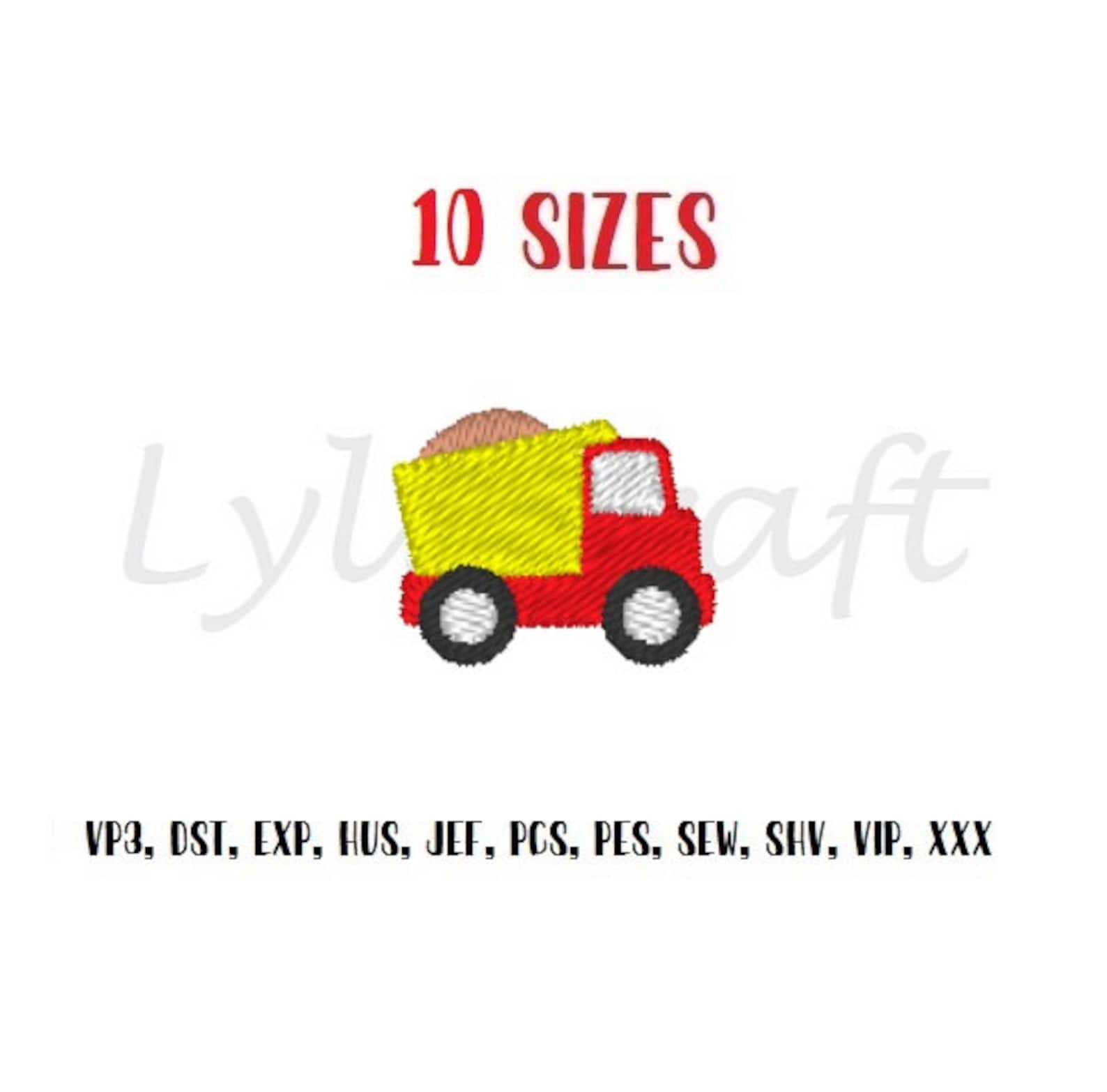 Mini Truck Embroidery Design Small Truck Machine Embroidery - Etsy