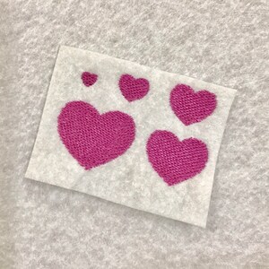 Mini Heart Embroidery Design, Small Heart Machine Embroidery Designs ...