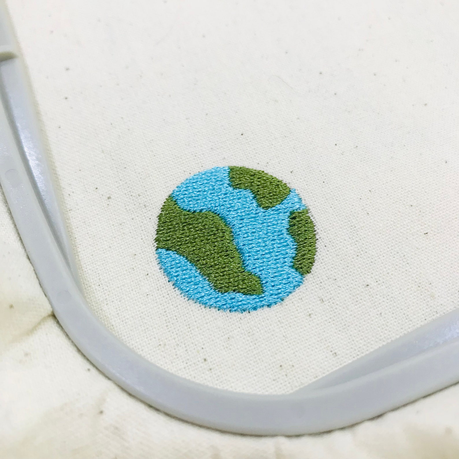 Mini Earth Embroidery Design Earth Machine Embroidery - Etsy