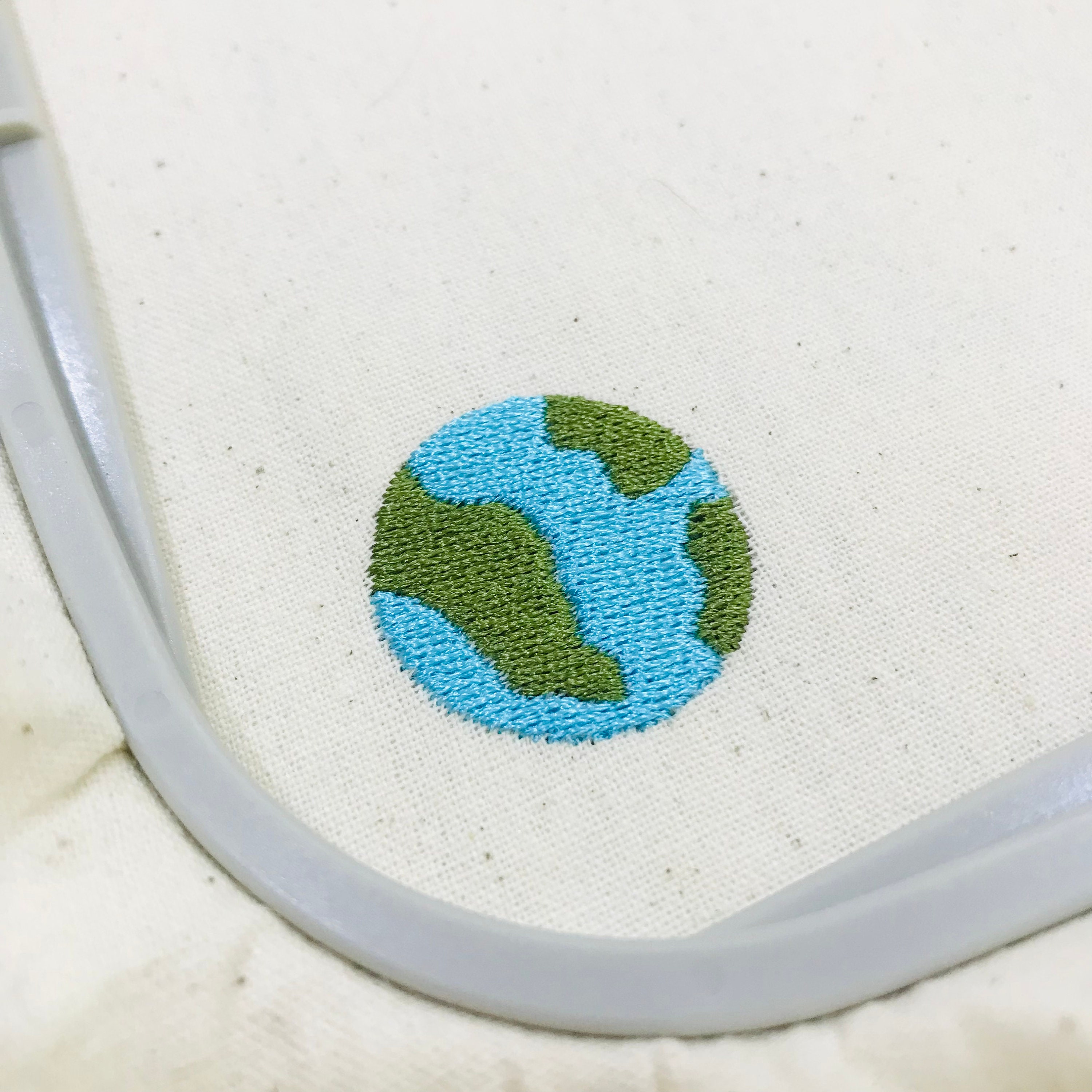 Mini Earth Embroidery Design Earth Machine Embroidery | Etsy