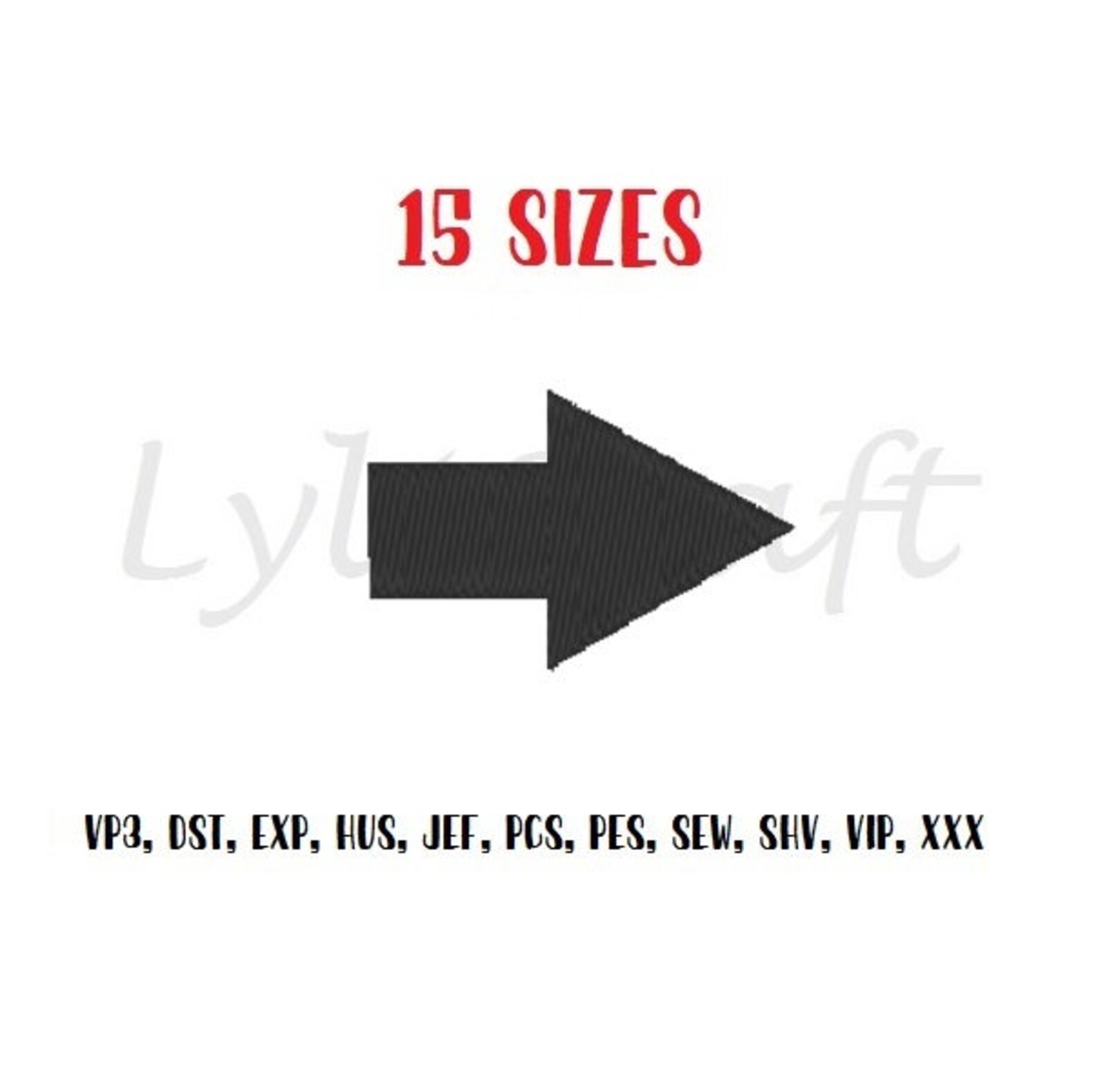 Mini Arrow Embroidery Design Small Arrow Embroidery Design - Etsy