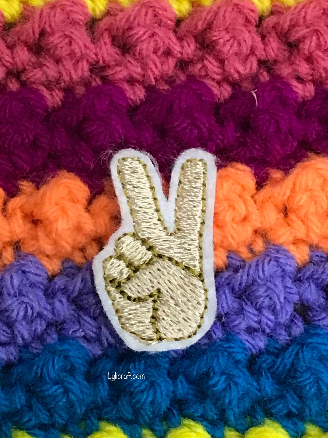 Mini Peace Hand Embroidery Design, Small Peace Machine Embroidery ...