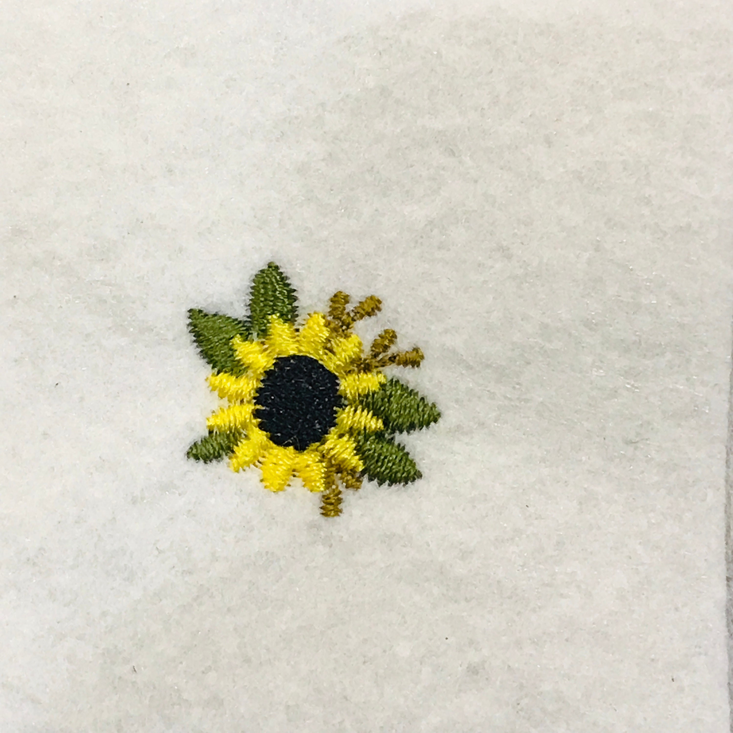 Mini Sunflower Embroidery Design, Small Sunflower Machine Embroidery ...