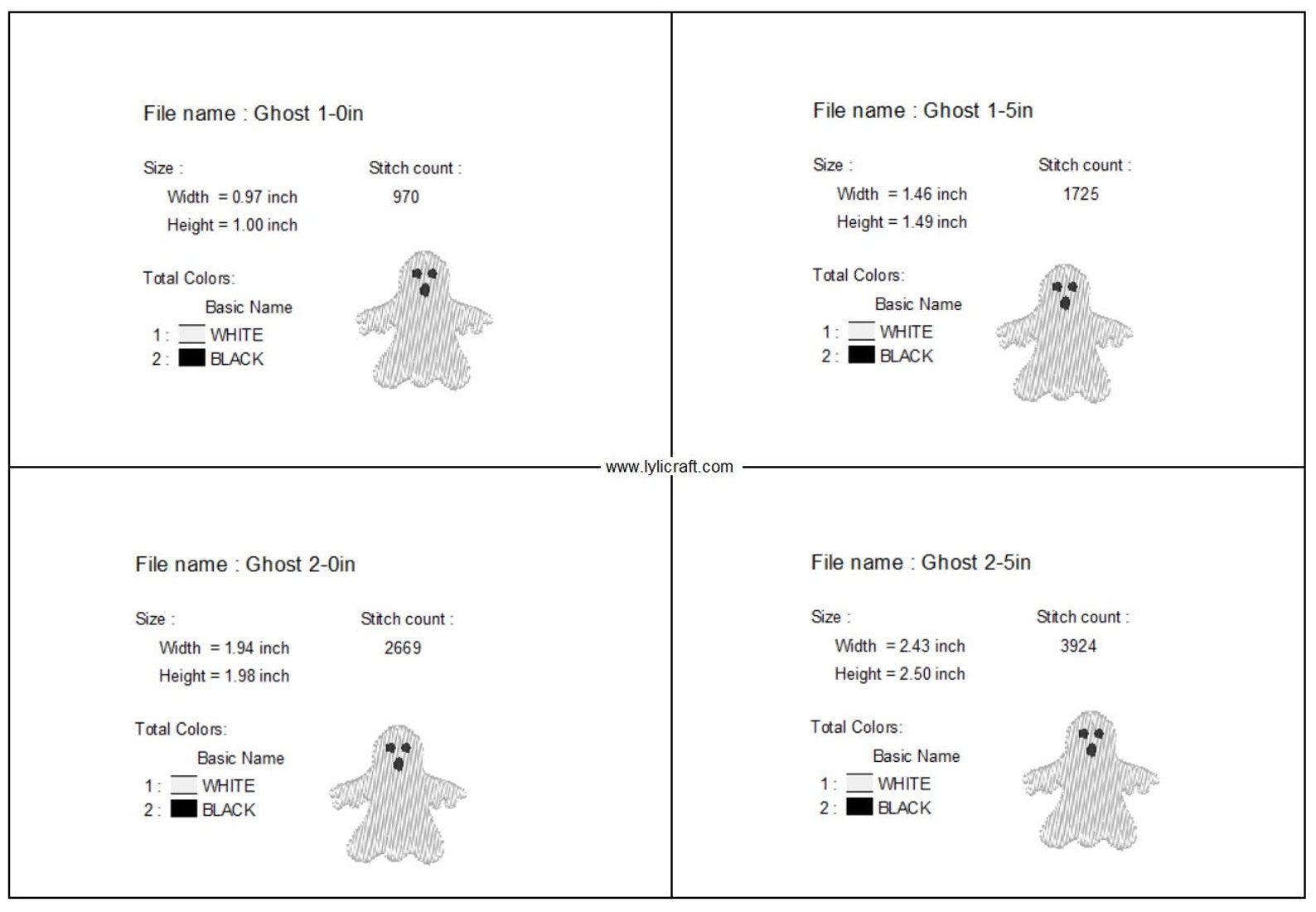 Mini Ghost Embroidery Design Small Ghost Machine Embroidery - Etsy