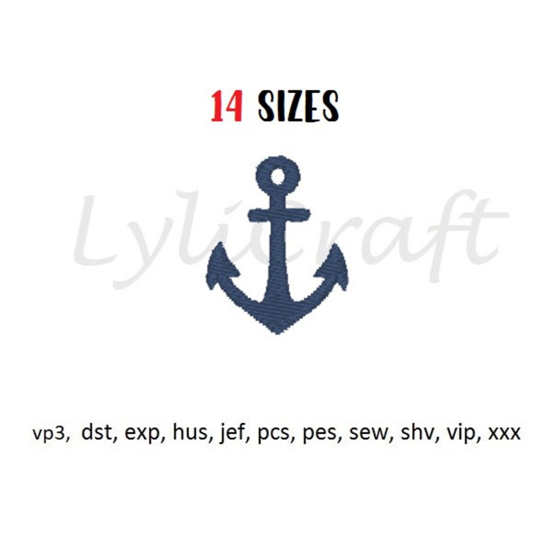 Mini Anchor Embroidery Design Small Anchor Machine Embroidery - Etsy