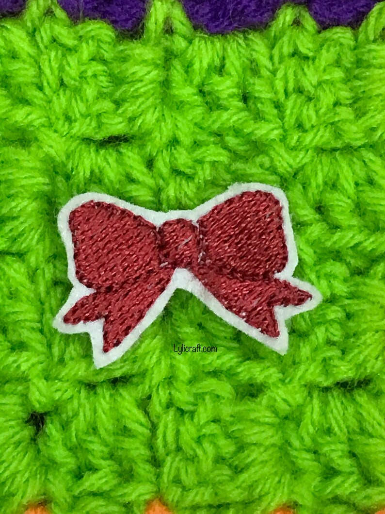 Mini Bow Embroidery Design, Small Bow Machine Embroidery Designs ...
