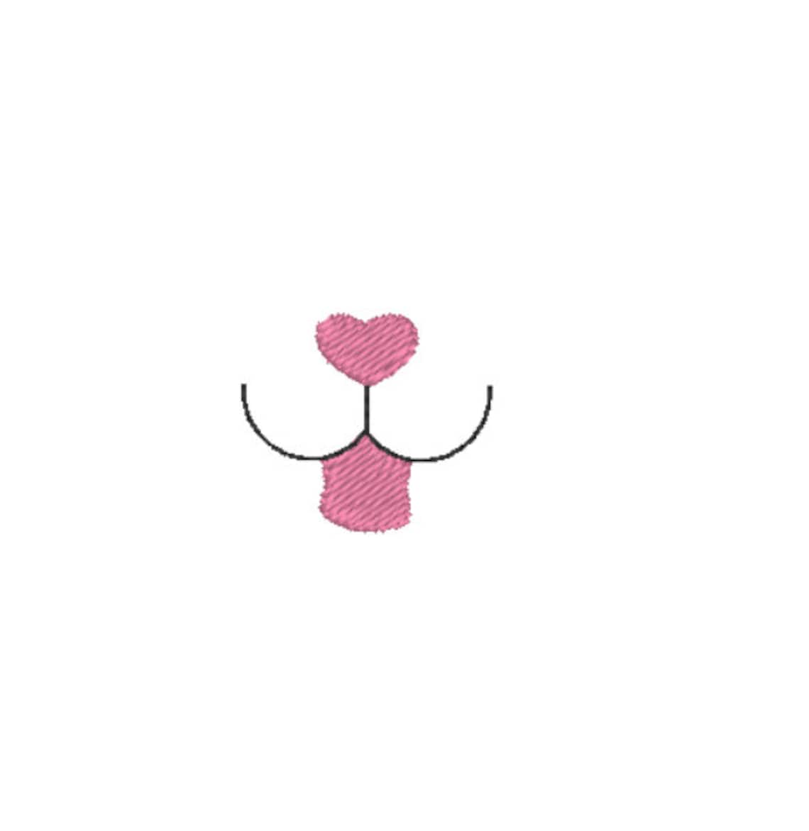 Mini Dog Face Embroidery Design, Small Dog Face Machine Embroidery ...