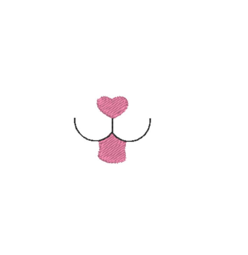 Mini Dog Face Embroidery Design, Small Dog Face Machine Embroidery ...