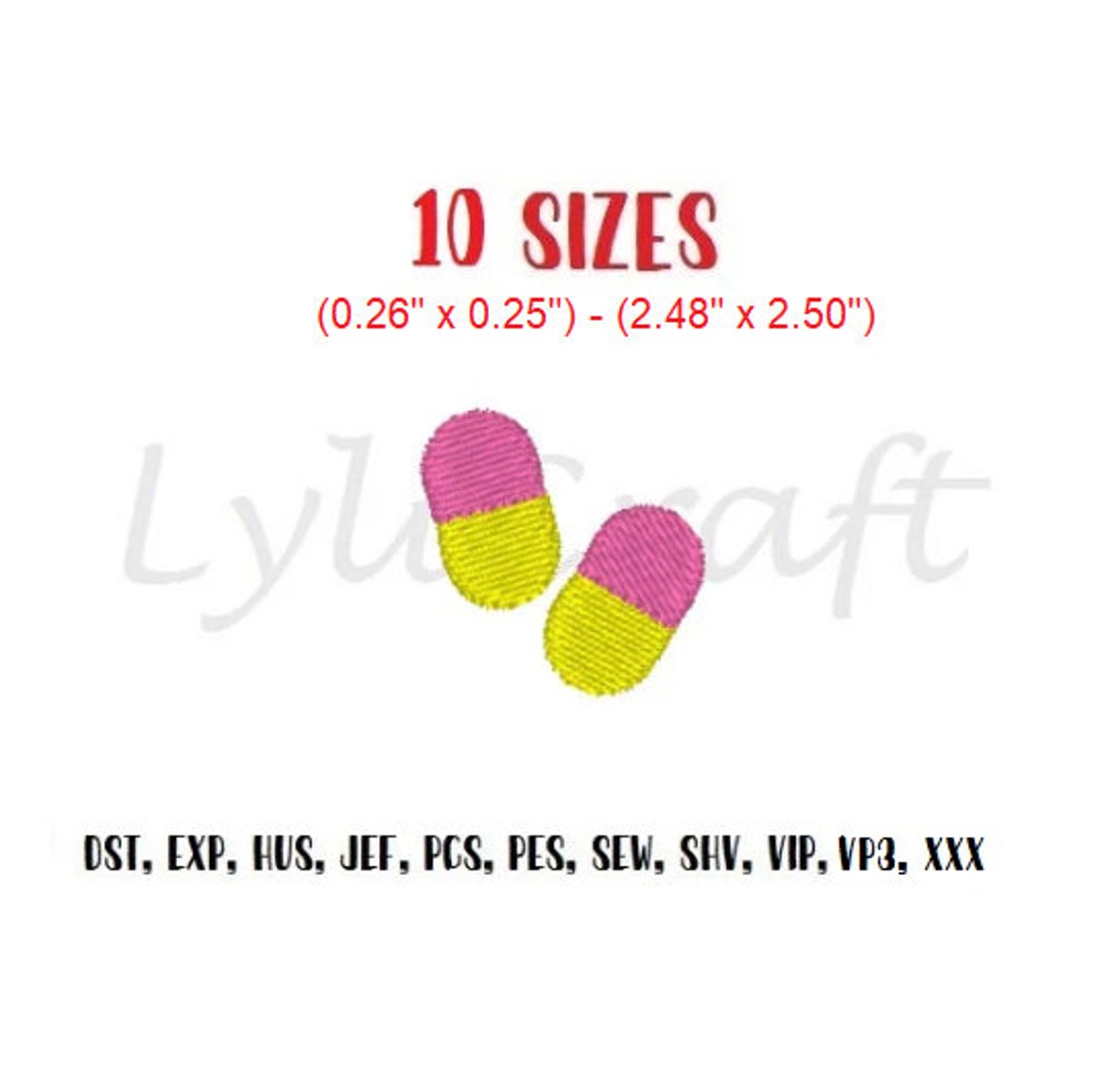 Mini Pill Embroidery Design, Small Pill Machine Embroidery Designs ...