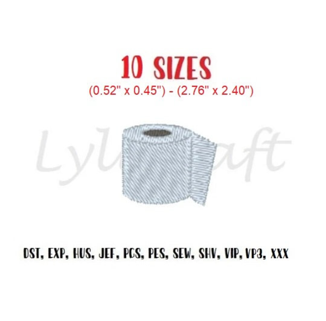 Mini Toilet Paper Embroidery Design, Small Toilet Paper Machine ...