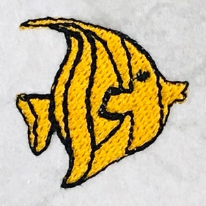 Mini Fish Embroidery Design, Coral Fish Embroidery Designs, Summer ...
