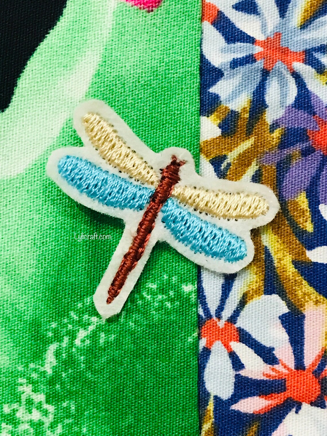 Mini Dragonfly Embroidery Design, Small Dragonfly Machine Embroidery ...