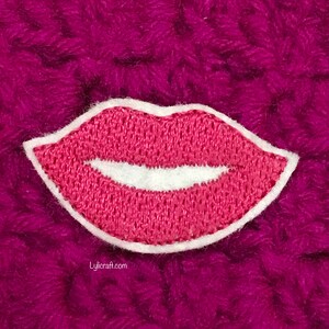 Mini Lips Embroidery Design, Small Lips Machine Embroidery Designs ...