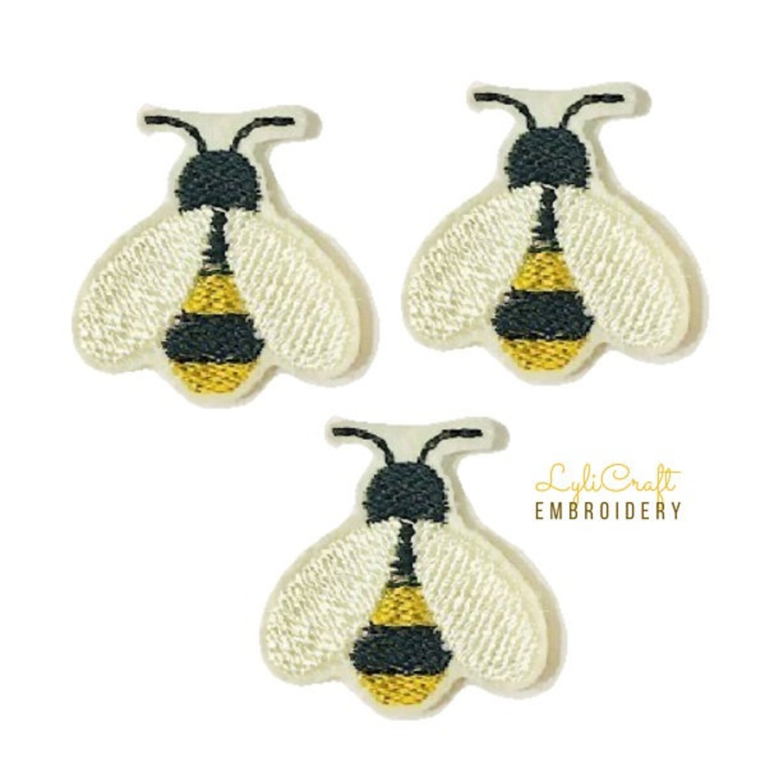 Mini Bee Machine Embroidery Designs Instant Download - Etsy