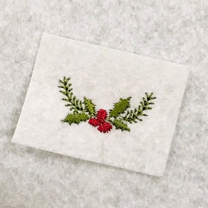 Mini Holly Berry Embroidery Design, Small Holly Berry Machine ...