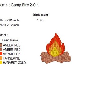 Mini Fire Embroidery Designs Small Fire Machine Embroidery - Etsy