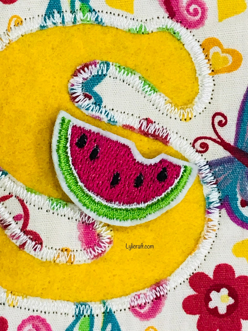 Mini Watermelon Embroidery Design Small Watermelon Machine - Etsy